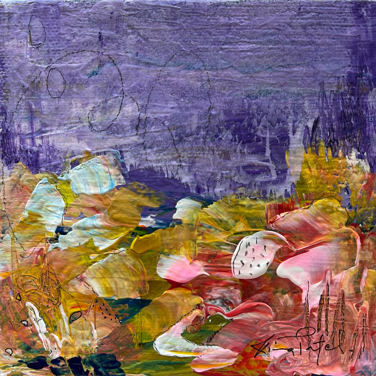 Harvest Moon iii (5x5) – Rina Patel Art