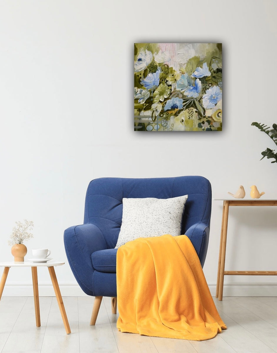 Love in a Mist (20"x20") – Rina Patel Art